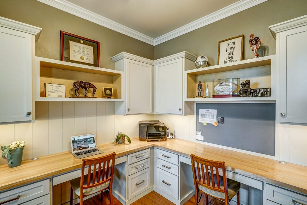 A recently completed home office - Classic Kitchens of Virginia
